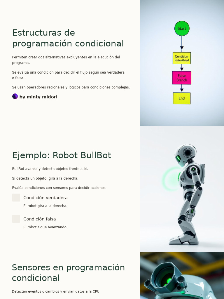 Estructuras de Programacion Condicional | PDF | Infrarrojo | Sensor