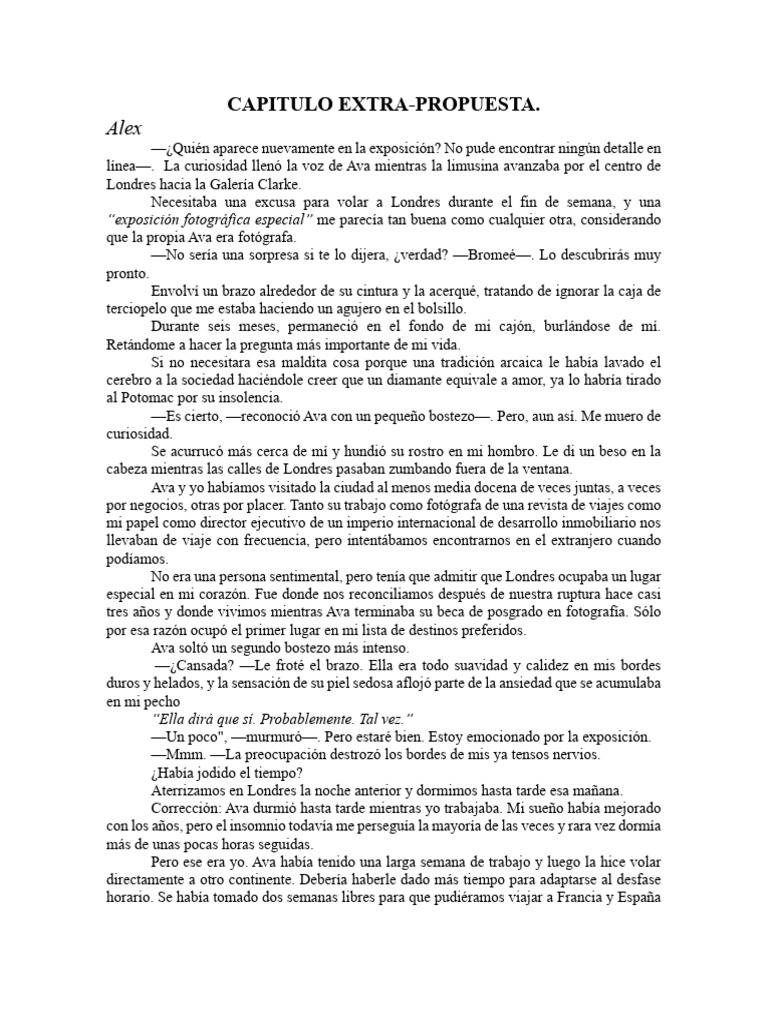 Capitulo Extra. Alex Propuesta | PDF