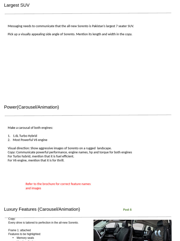 Launch First Week Assets Brief | PDF