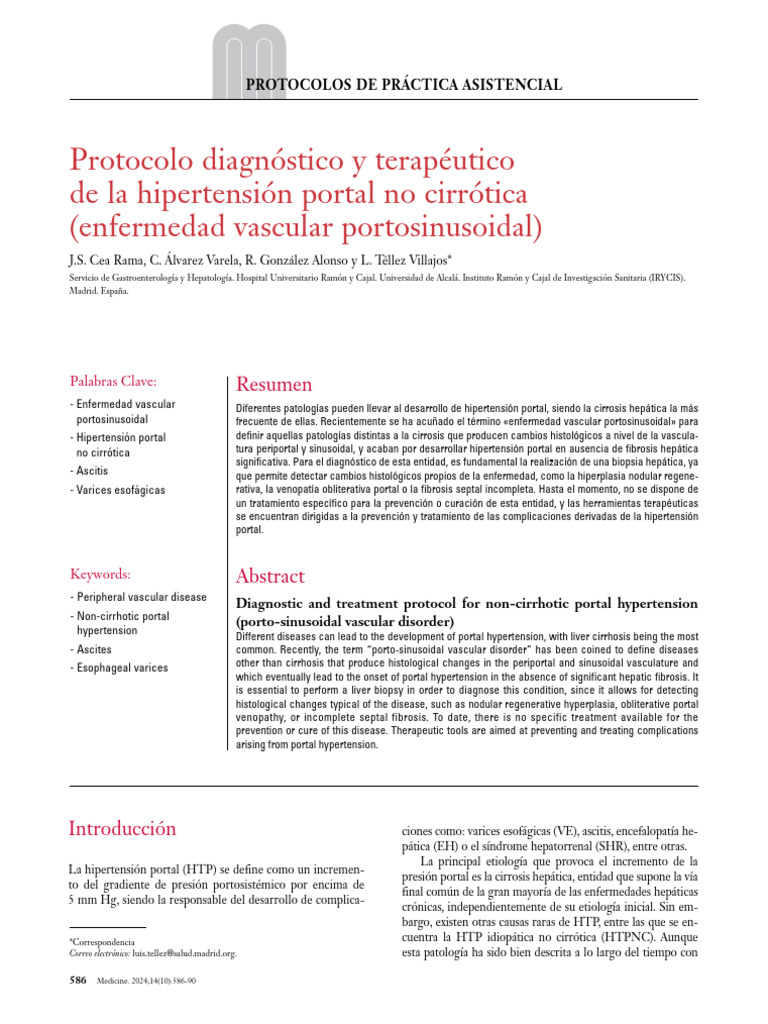 Protocolo Diagn Stico y Terap Utico de La Hipe - 2024 - Medicine - Programa de F | PDF ...