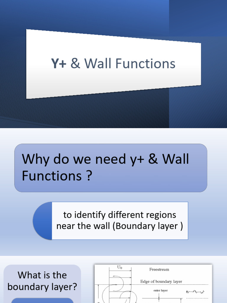 Understanding Y+ and Wall Functions in CFD | PDF | Boundary Layer ...
