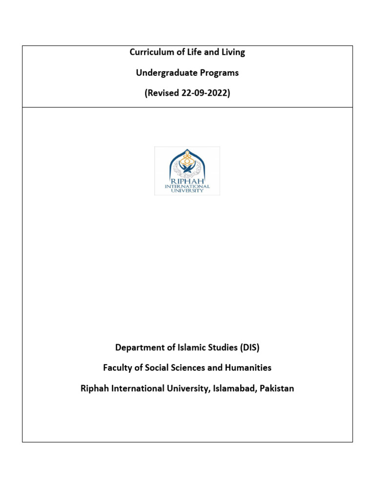 Islamic Ethical Principles Curriculum | PDF | Islamic Ethics ...