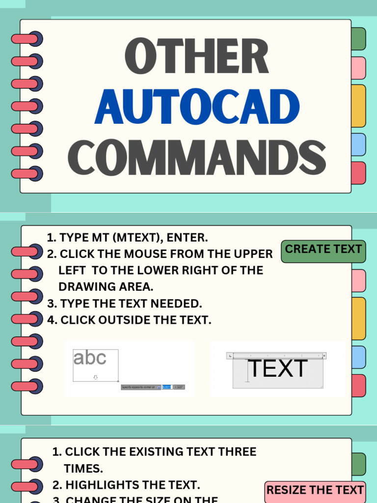 OTHER-AUTOCAD-COMMANDS | PDF