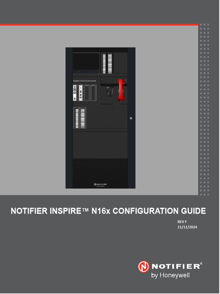 Notifier Inspire n16x Configuration Guide (Rev F) | PDF | Power Supply ...