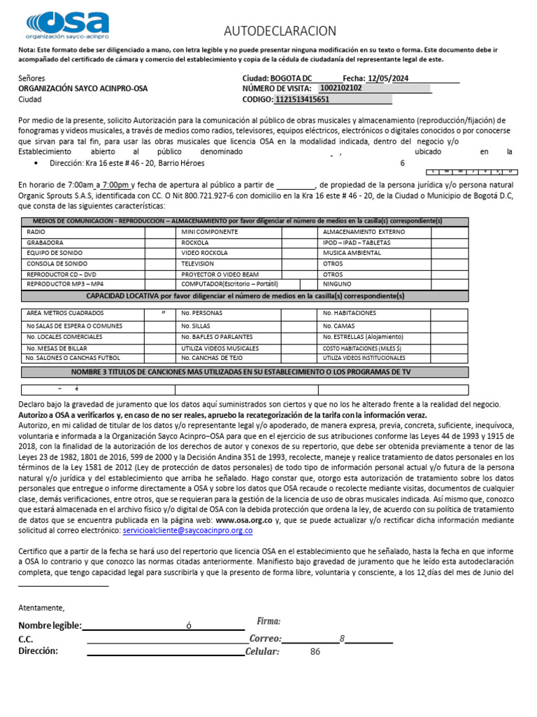 SAYCO Y ACINPRO | PDF