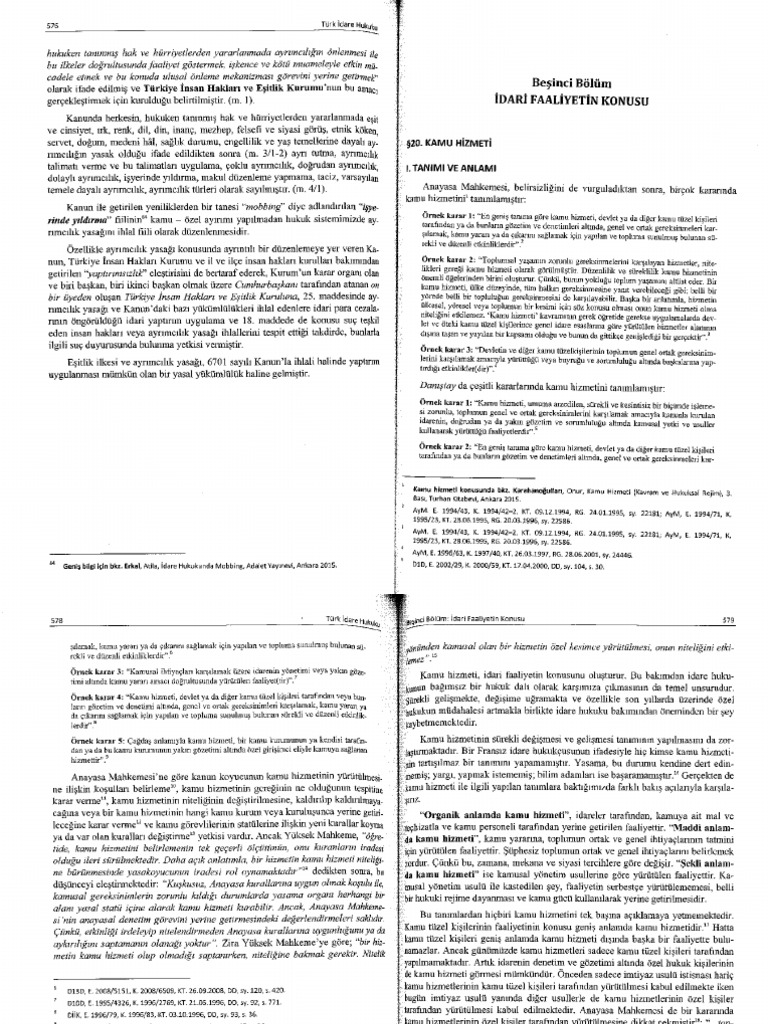 ZORUNLU OKUMA - Bahiyar AkyÄ±lmaz Murat Sezginer Cemil Kaya - TuÌ rk IÌ dare Hukuku (s. 577-639 ...