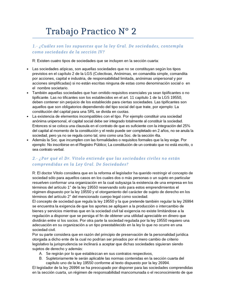 Trabajo Practico | PDF | Camaradería | Justicia