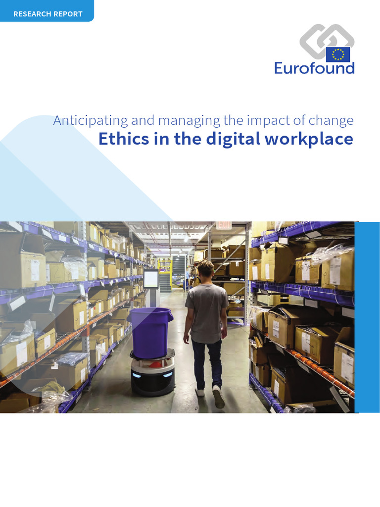 Eurofound - 2022 Ethics in The Digital Workplace | PDF | Artificial ...