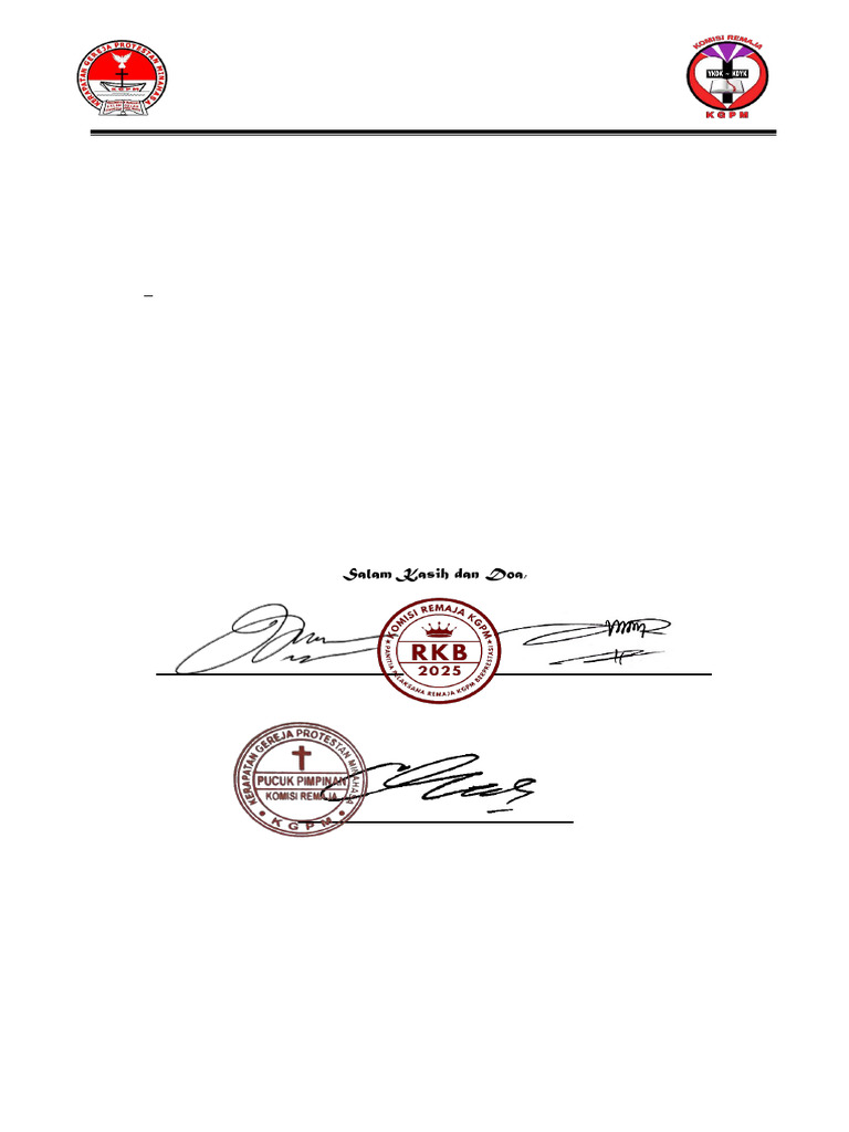 Surat Undangan Technical Meeting RKB 2025 | PDF