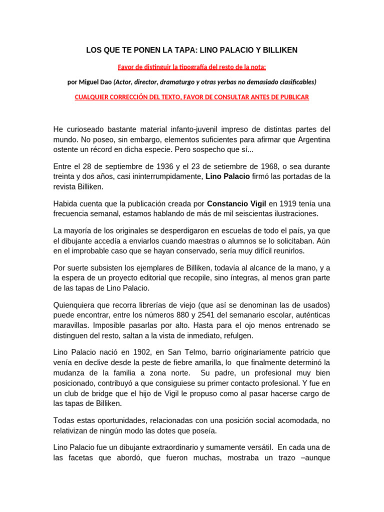 Los Que Te Ponen La Tapa | PDF | Caricatura