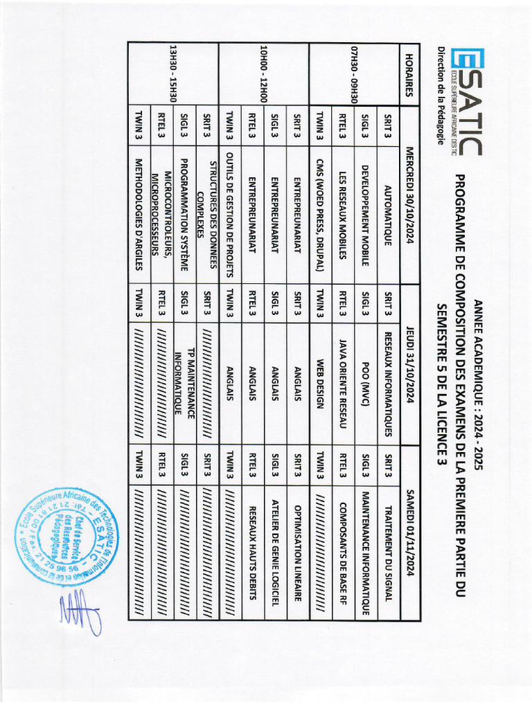 LICENCE 3 - PROGRAMME DE COMPO | PDF