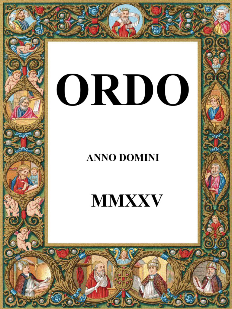 Ordo 2025 | PDF