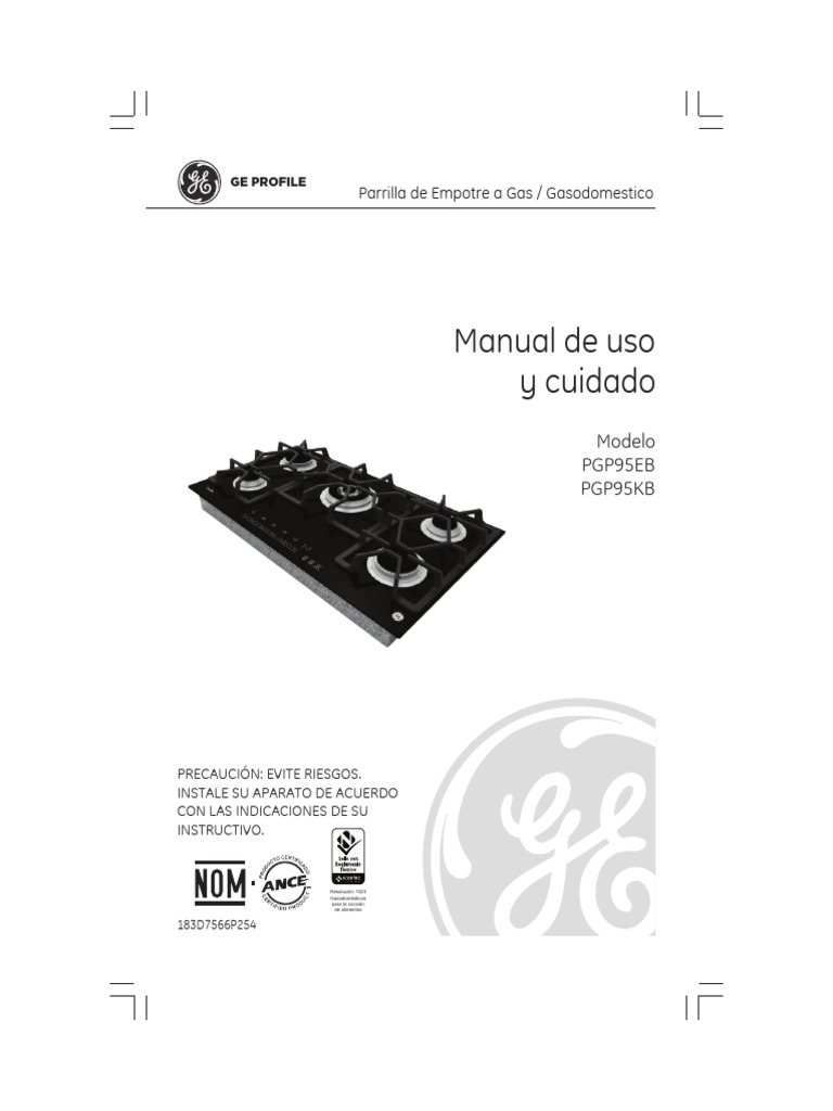 PGP95KBG0 Manual de Uso Col | PDF | Ventilación (Arquitectura ...