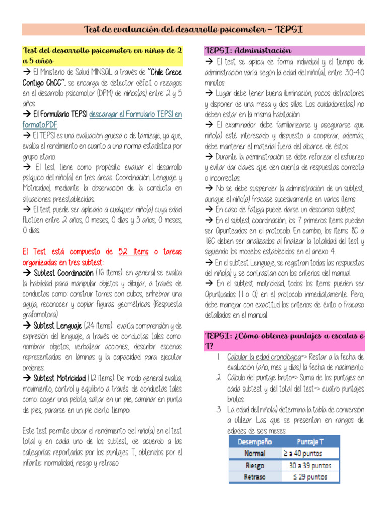 Clase 5 - TEPSI | PDF