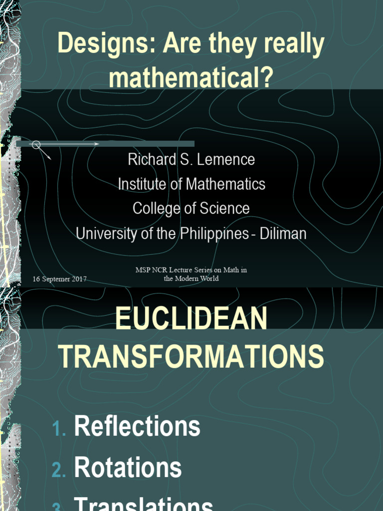 Lesson 3-Geometric Designs-MSP-NCR-Lemence | PDF | Symmetry | Pattern