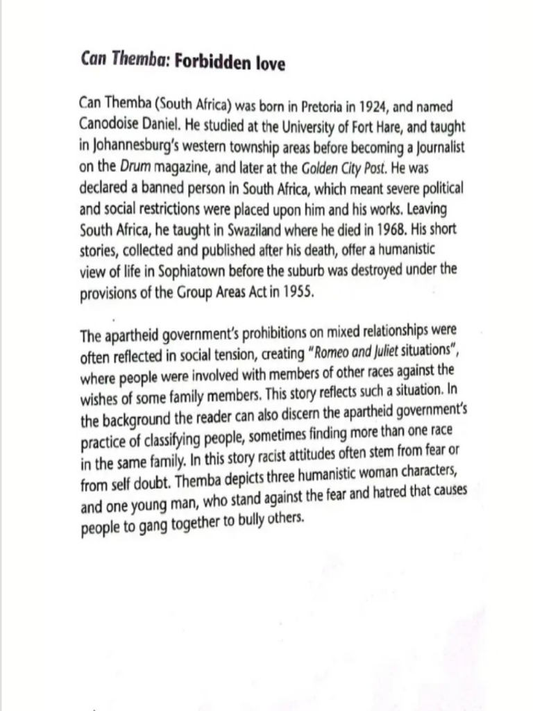 Forbidden Love | PDF