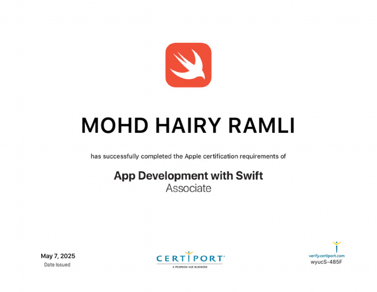 App Development With Swift Associate | PDF