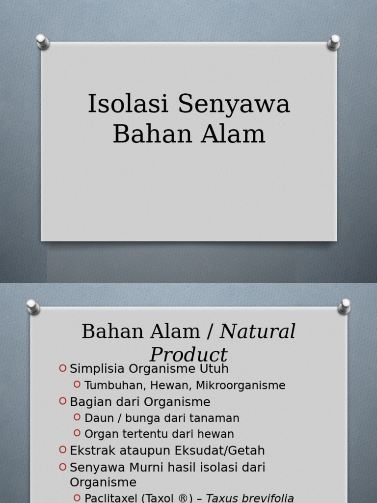 Isolasi_Senyawa_Bahan_Alam | PDF