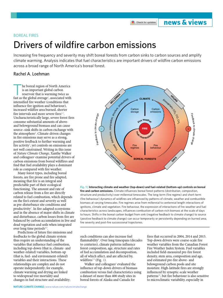 Drivers of Wildfre Carbon Emissions | PDF | Fires | Wildfire