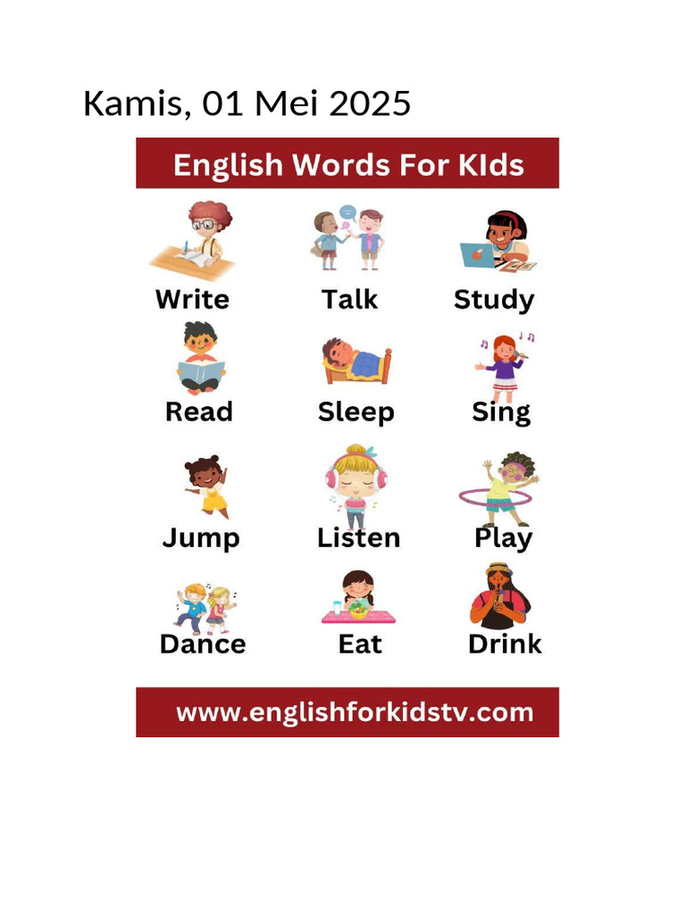 English For Kids | PDF