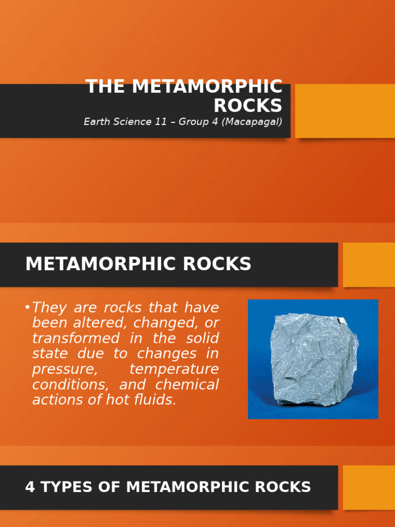 The Metamorphic Rocks | PDF