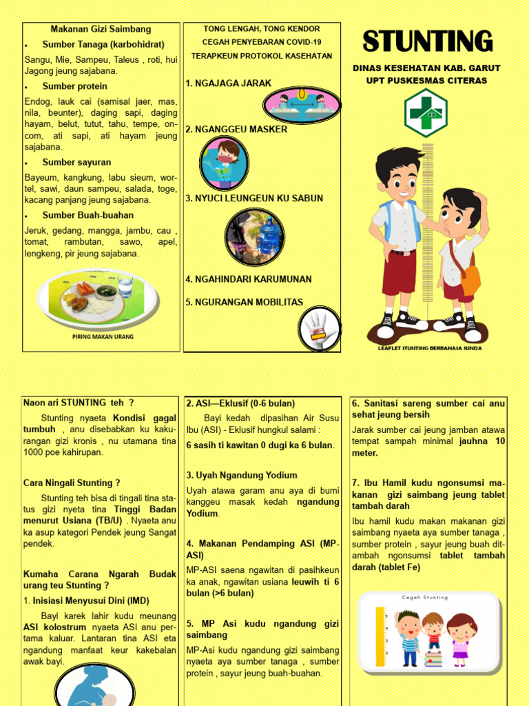 Leaflet Stunting Online | PDF