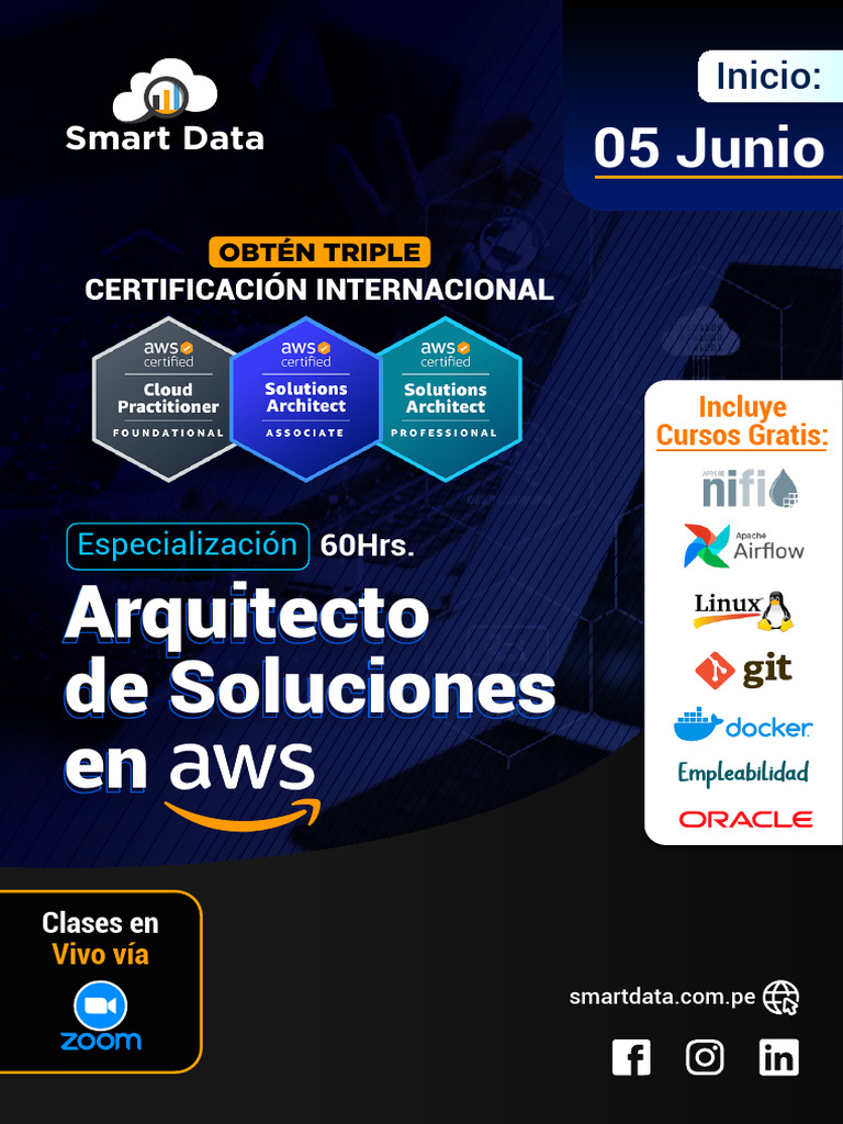 Especialización Arquitecto de Soluciones en AWS 1ra X | PDF | Computación en la nube | Servicios ...