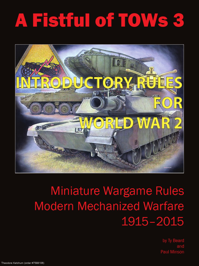 WWII Miniature Wargame Rules Guide | PDF | Armoured Fighting Vehicles ...