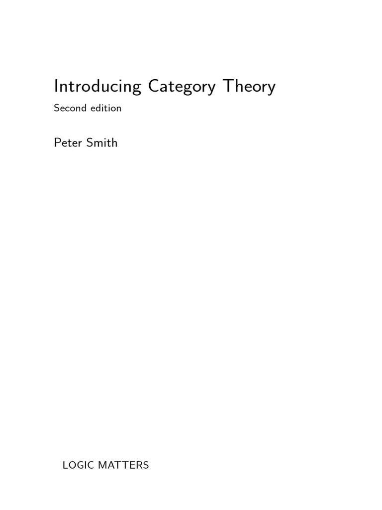Understanding Category Theory Basics | PDF | Group (Mathematics ...