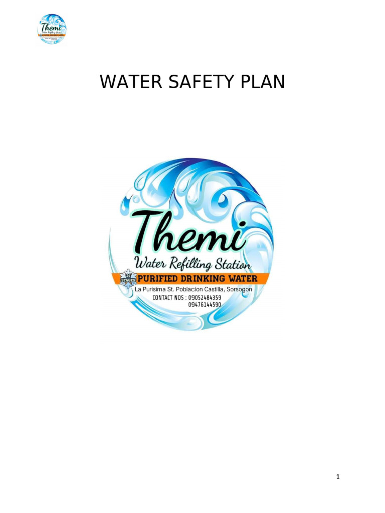 Water Safety Plan | PDF