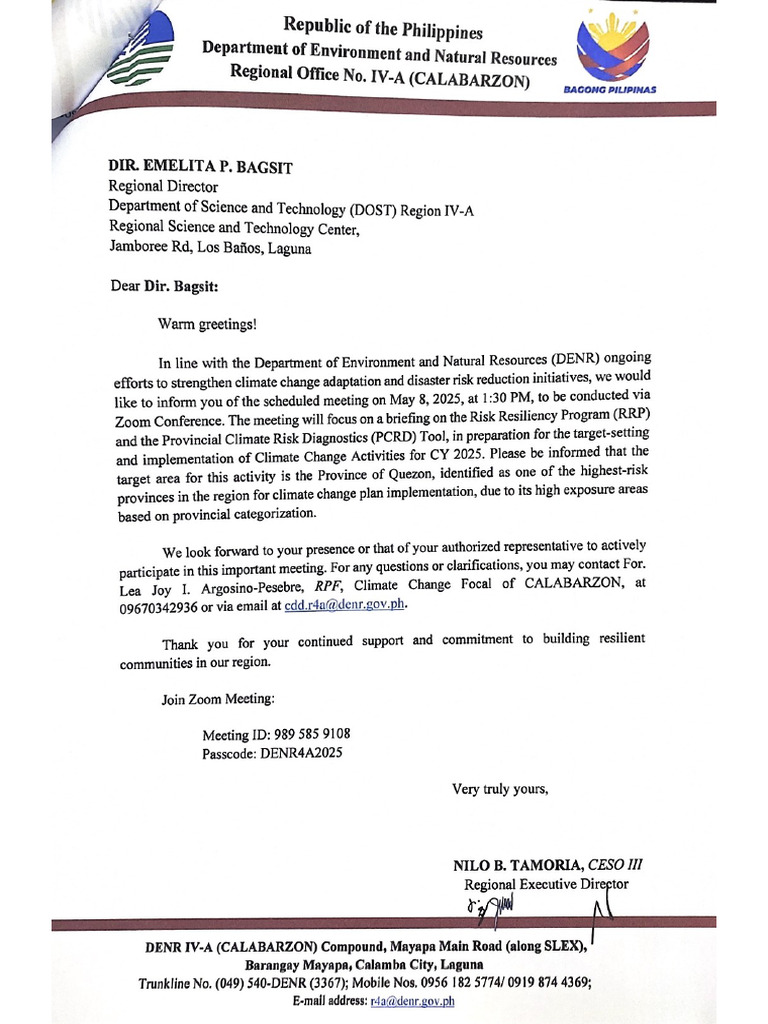 Advance Copy_Letter-DOST-Coordination meeting re PCRD_9b469ed9-274f ...