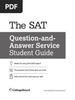 SAT Suite Question Bank Overview | PDF | Sat | Computing