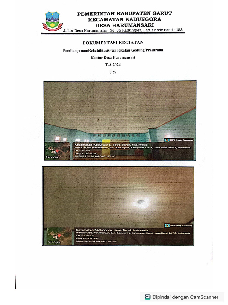 Dokumentasi Rehab Kantor Desa IP 2024 | PDF
