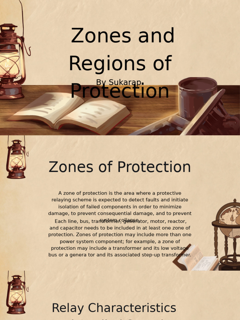Zones and Regions of Protection - 012400 | PDF | Relay | Transformer