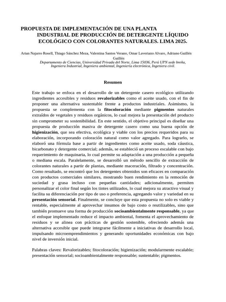 Proyecto Final Avance | PDF | Residuos | Sustentabilidad