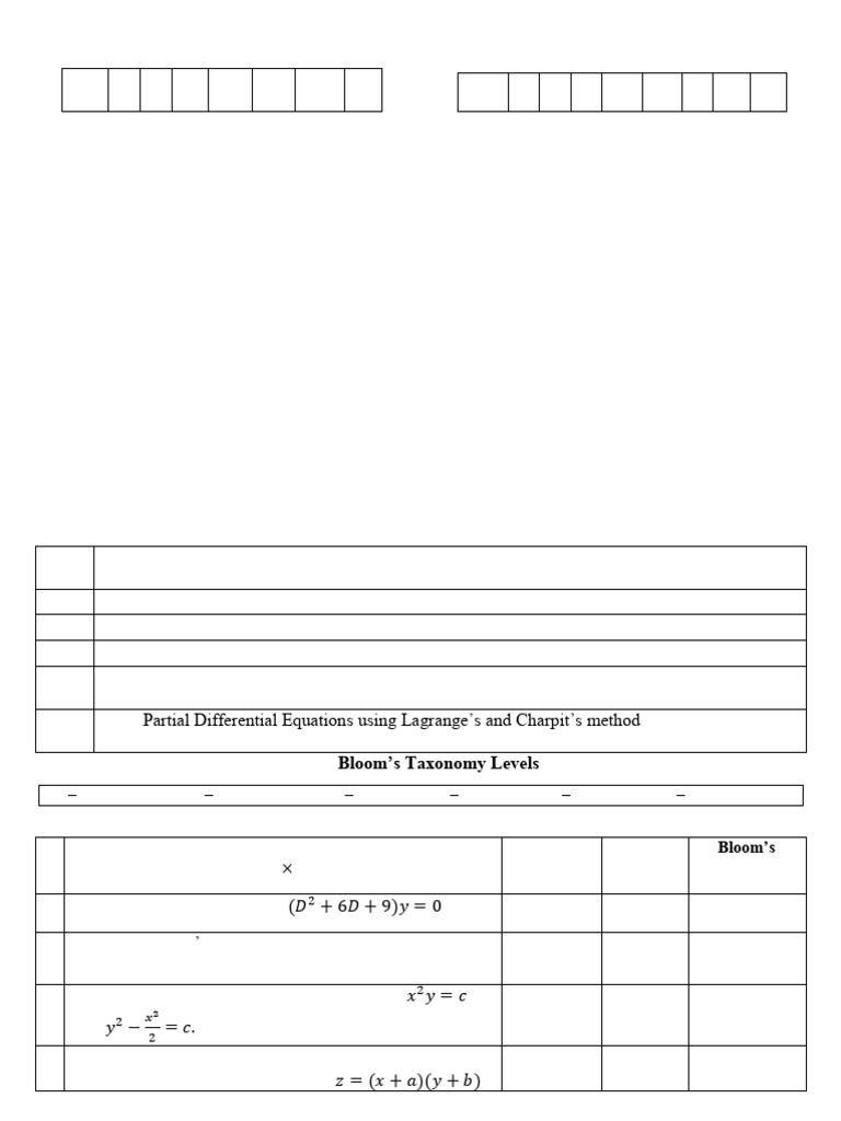 MST 2 Set 2 (2024-2025) Sem 2 | PDF | Equations | Ordinary Differential ...