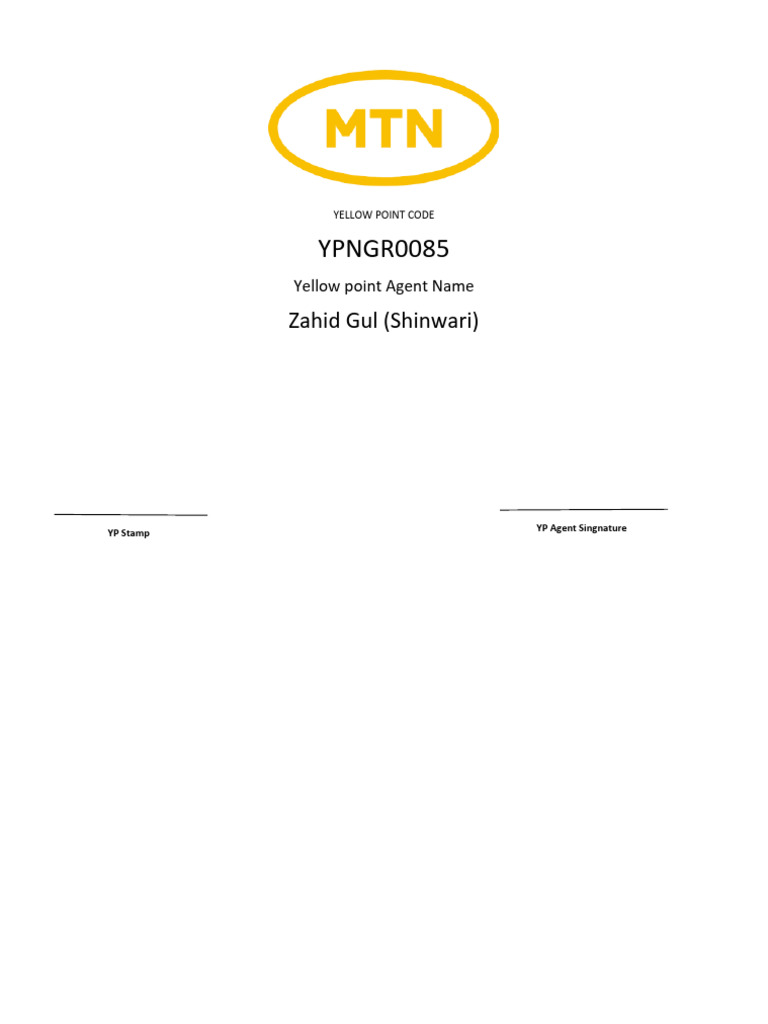 Yellow Point Code | PDF