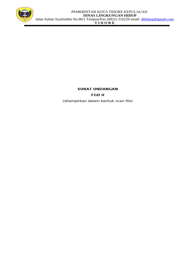 Administrasi Dan BA Tahapan FGD II | PDF