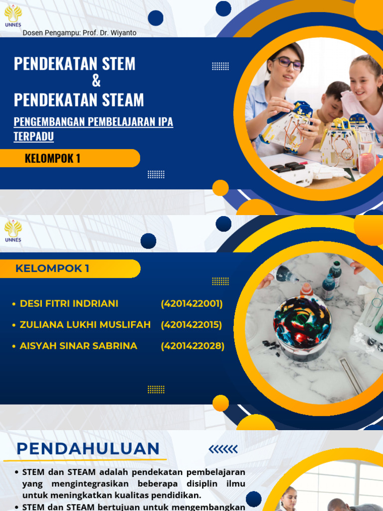 Kelompok1 - PPT Pendekatan Stem-Steam | PDF
