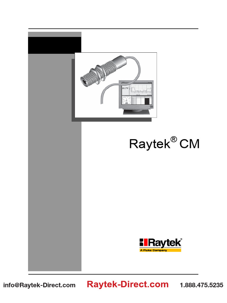 Raytek Raycmltv3 Fixed Ir Sensor Manual | PDF | Thermocouple | Infrared