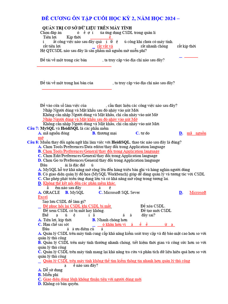 24-25 - de Cuong Hkii Tin Hoc 11 | PDF