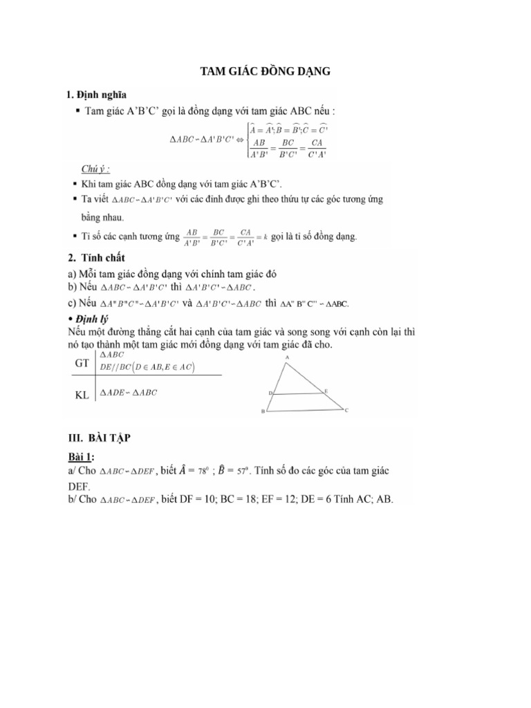 Tam Giác Đ NG D NG | PDF
