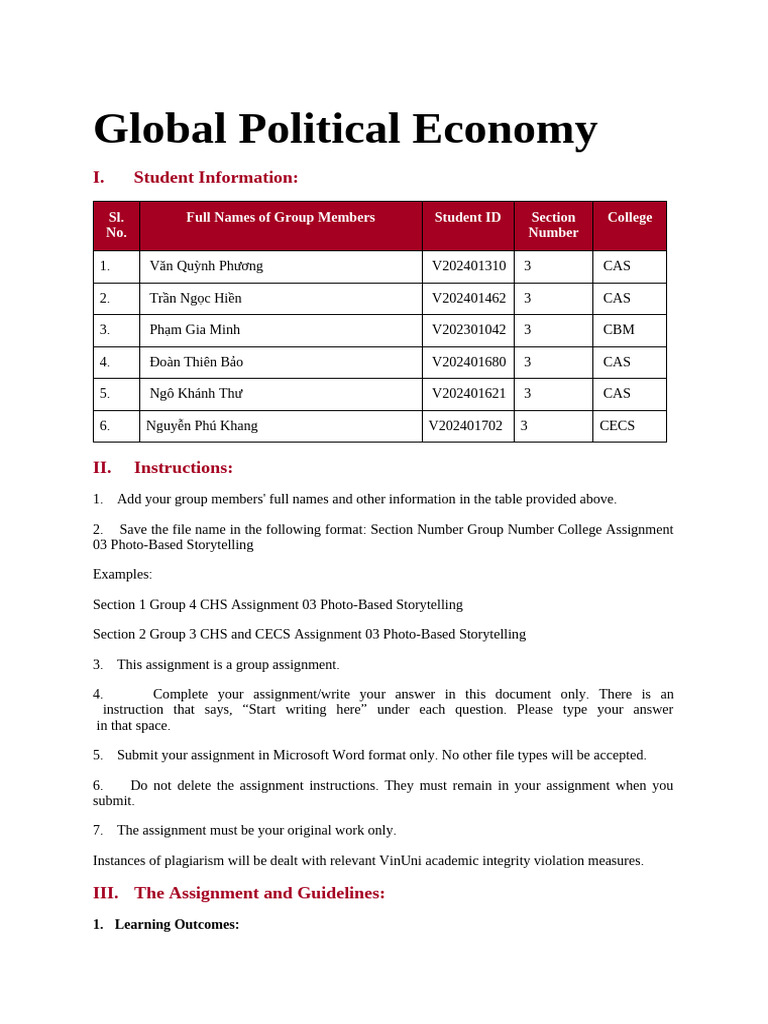Section 3 Group 5 CAS CBM and CECS Assignment 03 Photo-Based Storytelling | PDF | Hanoi | Waste