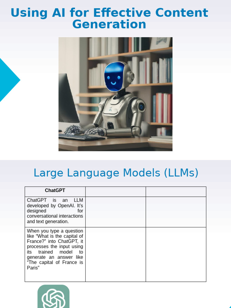 4.0 Presentation Using AI For Effective Content Generation | PDF | Bias ...