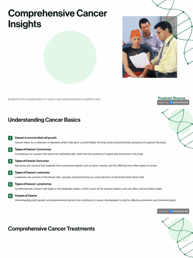 Detailed Cancer Treatment Overview | PDF