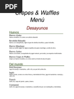 Menú del Restaurante Onze Panamá | PDF | ensalada | pesto