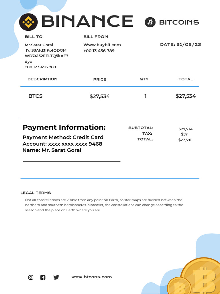 Wepik Hand Drawn Simple Crypto Bitcoin Invoice 20230531162555Hcq9 | PDF