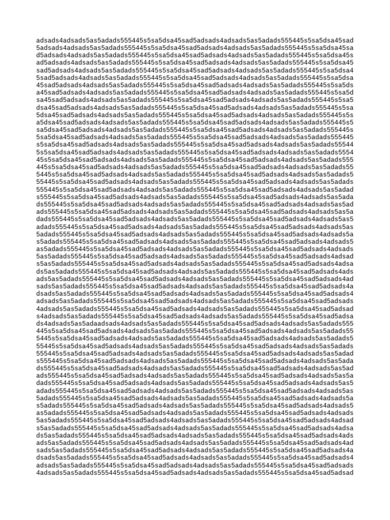 Asd 4 A 45 Ds 45 Ads 45 Adsad 45 SD 45123121321321321322222 | PDF