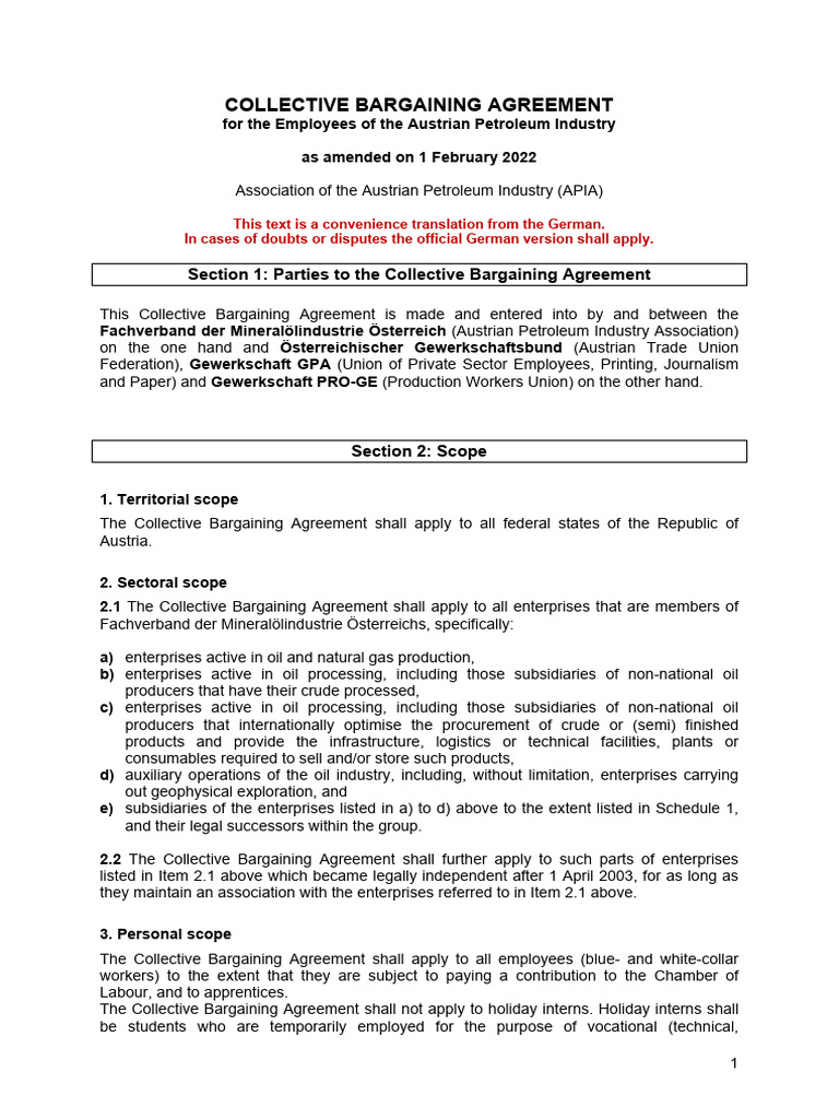 Collective Bargaining Agreement 2022 | PDF | Overtime | Employment