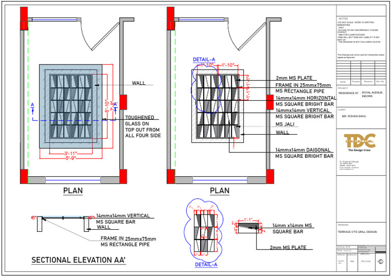 Staircase Ots Grill Design-2 | PDF